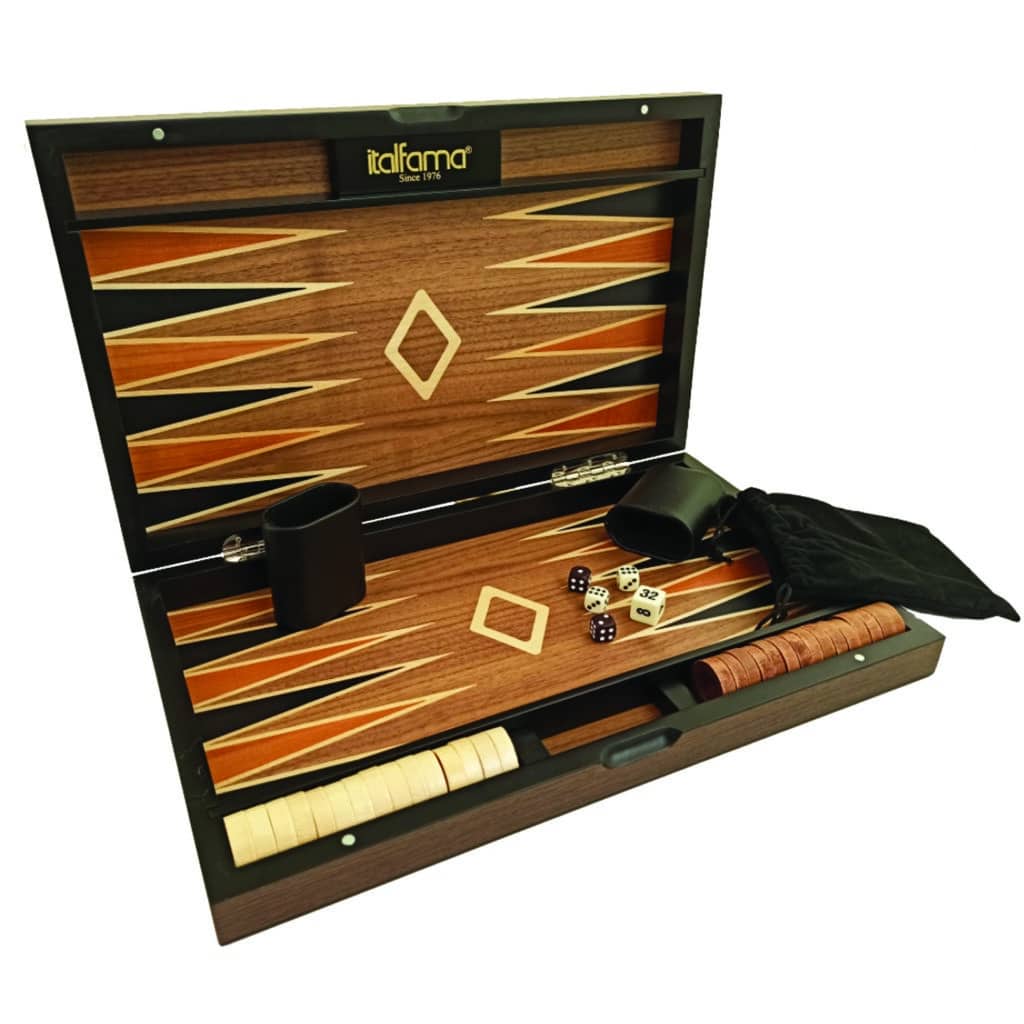 Italfama backgammon koffer lichtbruin - hout - 38 x 24 cm | Snel ...