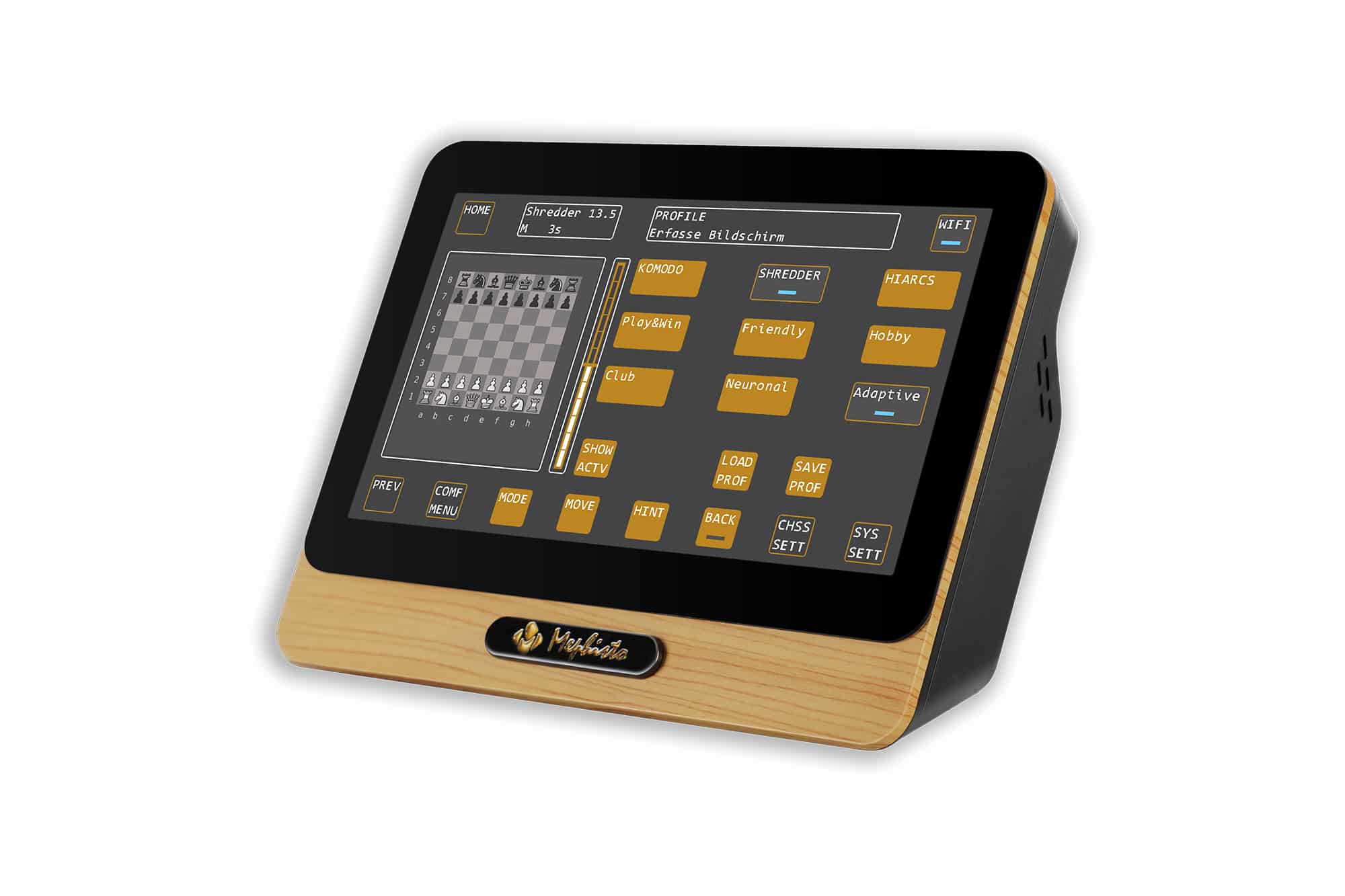 Mephisto Phoenix M - Schaakcomputer met 40 x 40 cm schaakbord | Snel ...